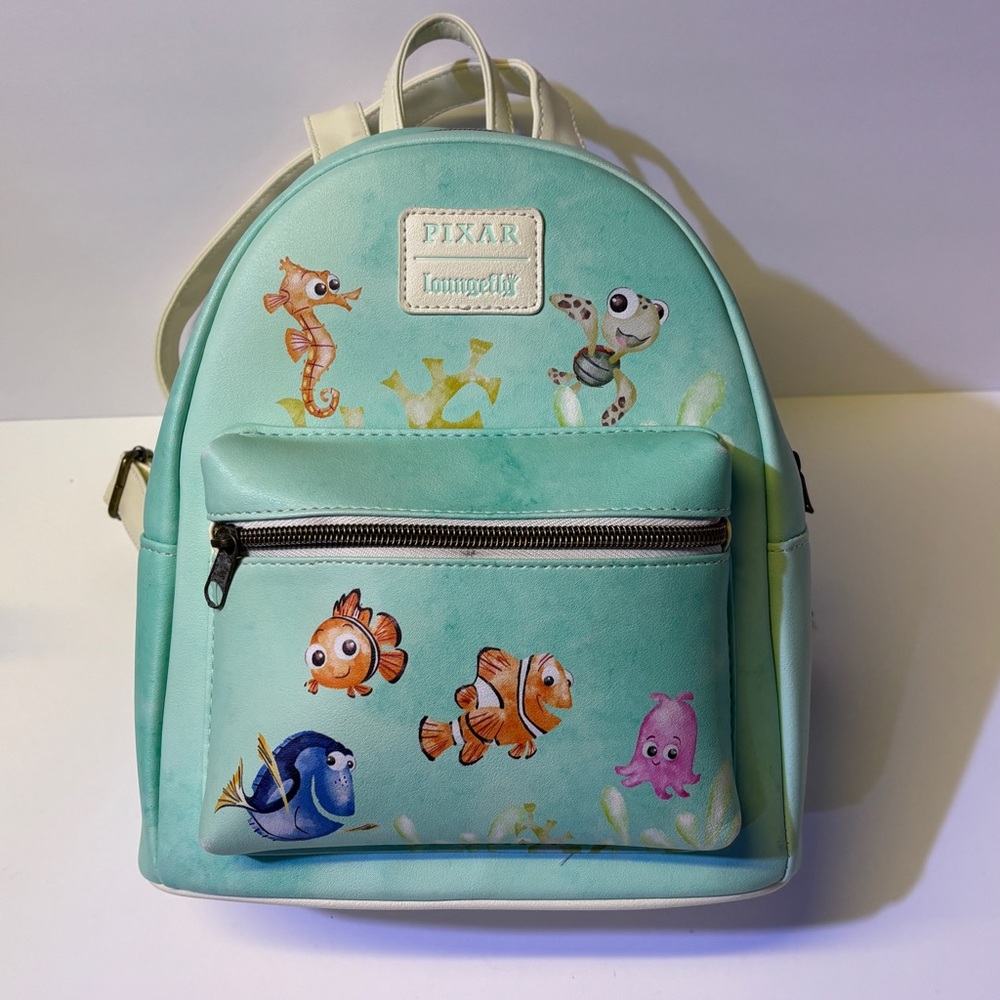 Pixar Loungefly Finding Nemo Design Backpack - Gem